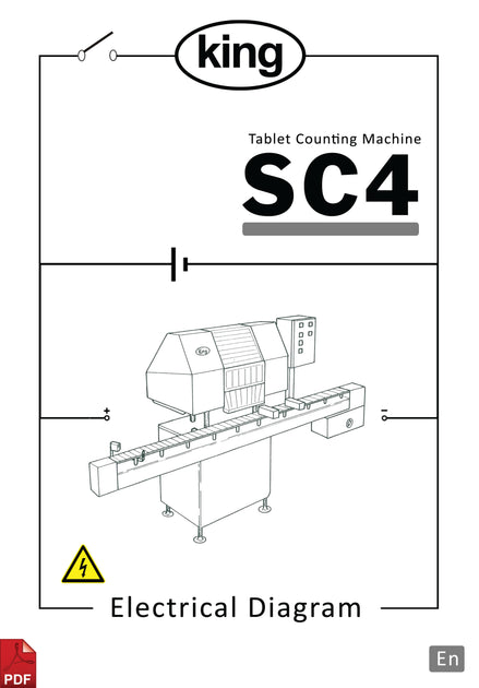 Electrical Diagram for King SC4 Tablet Counter | C.E.King Limited