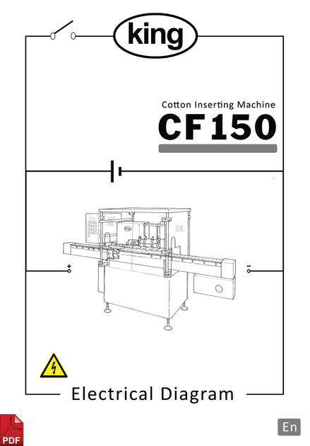 Electrical Diagram for King CF150 Cotton Inserter | C.E.King Limited