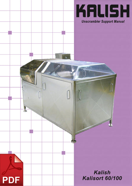 Manual for Kalish 7409 Kalisort 100 Unscrambler | C.E.King Limited
