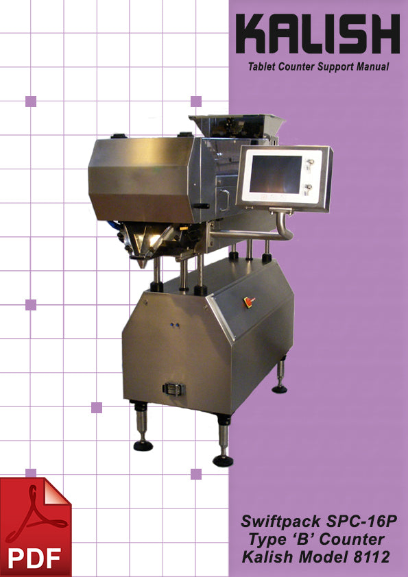 Manual for Kalish Swiftpack SPC16P Type "B" Tablet Counter | C.E.King ...